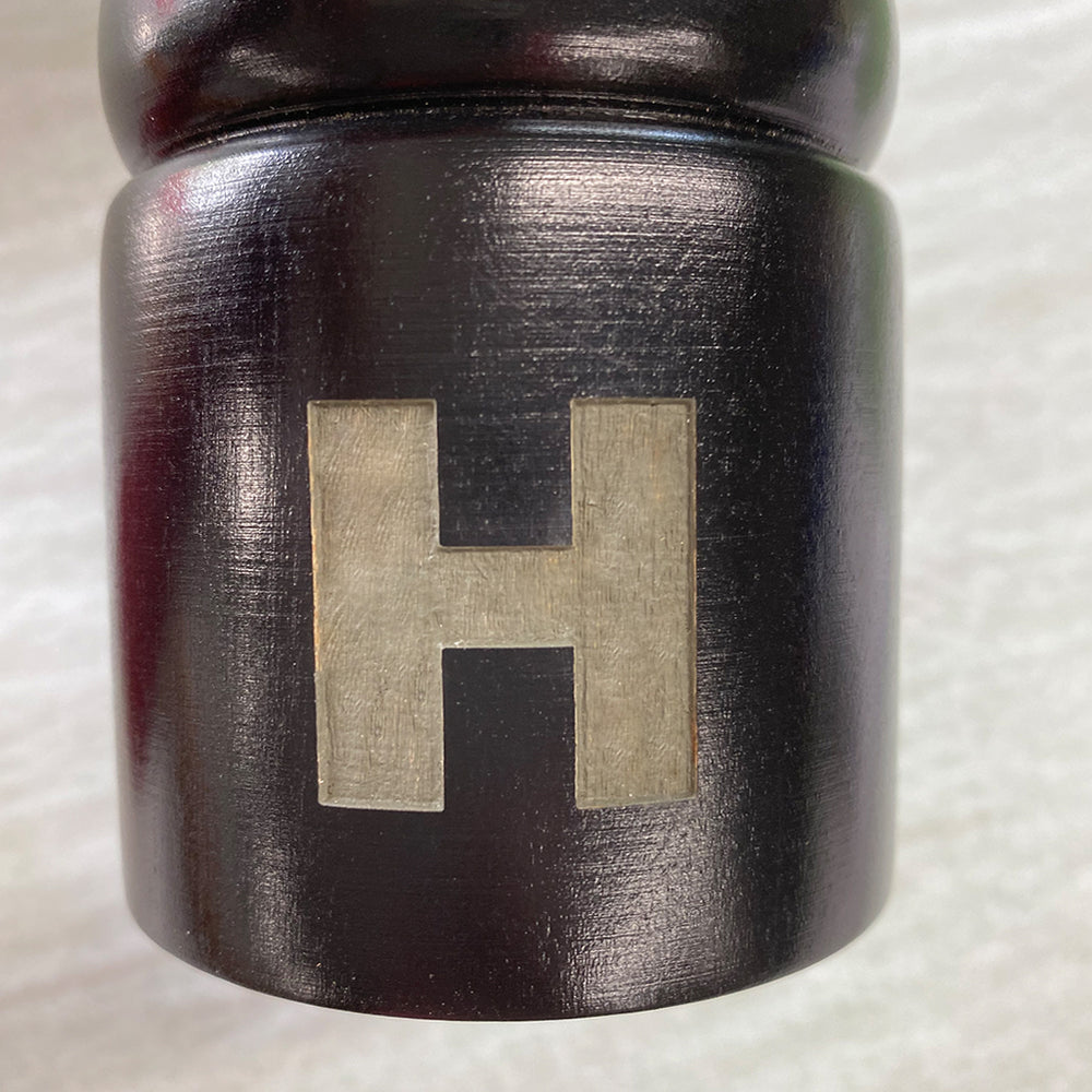 Chef Specialties 12" Custom Personalized Monogram Pepper Mill - Ebony